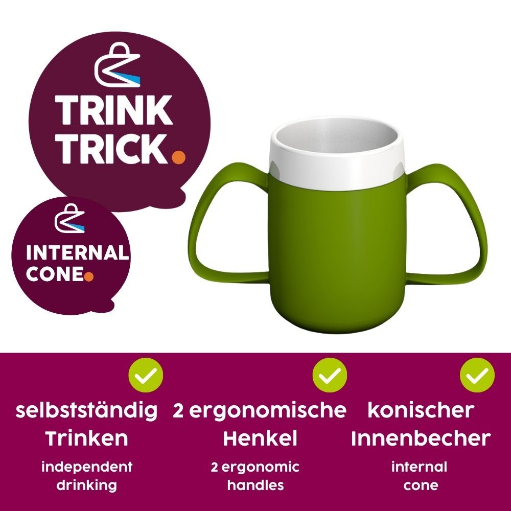 Drinking Cup for Independent Drinking - Discreet Drinking Aid | ORNAMIN