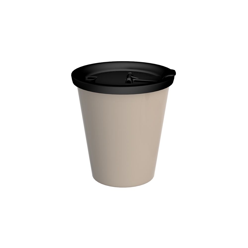 Plastic Coffee Mug 300 ml – Lightweight Stackable Reusable Mug | ORNAMIN